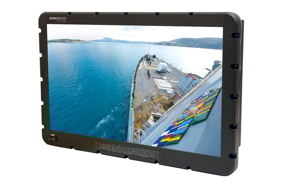 24" Console Mount Military Display - Model: 4324S - Aydin Displays