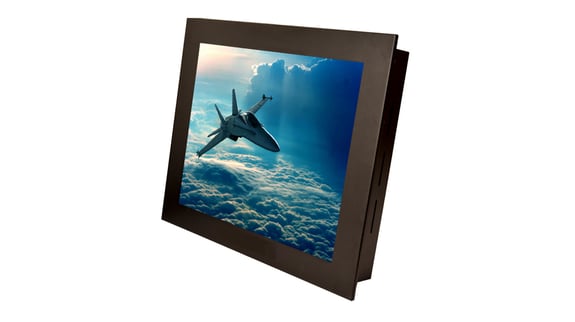 19" Rugged Industrial NEMA 4 Panel Mount Display Model: CFP19P1-1B2-00D