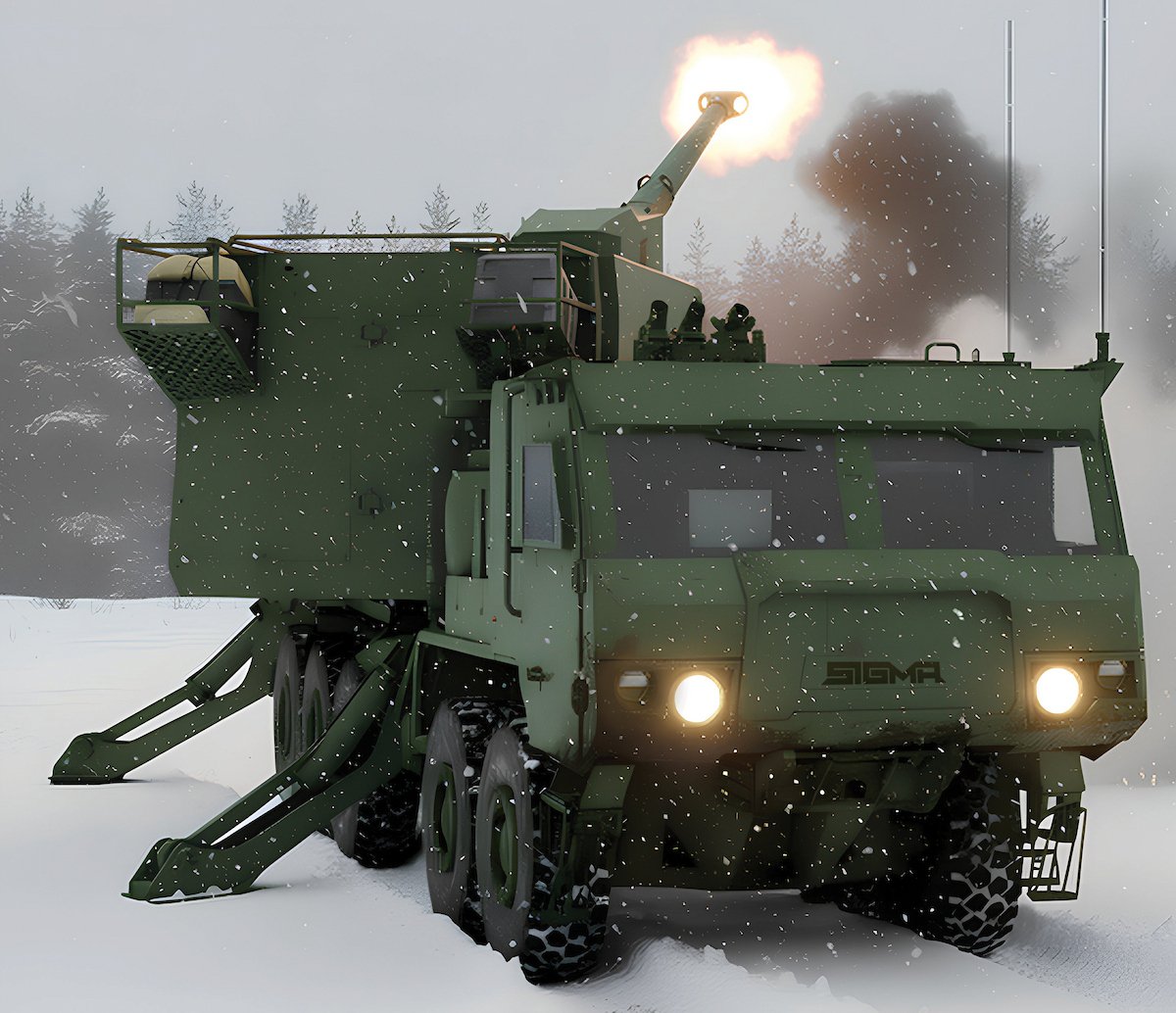 SIGMA - The Only American-made Mobile Tactical Cannon - Elbit America