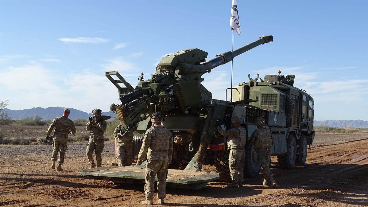 ATMOS - 155mm autonomous truck mounted howitzer system