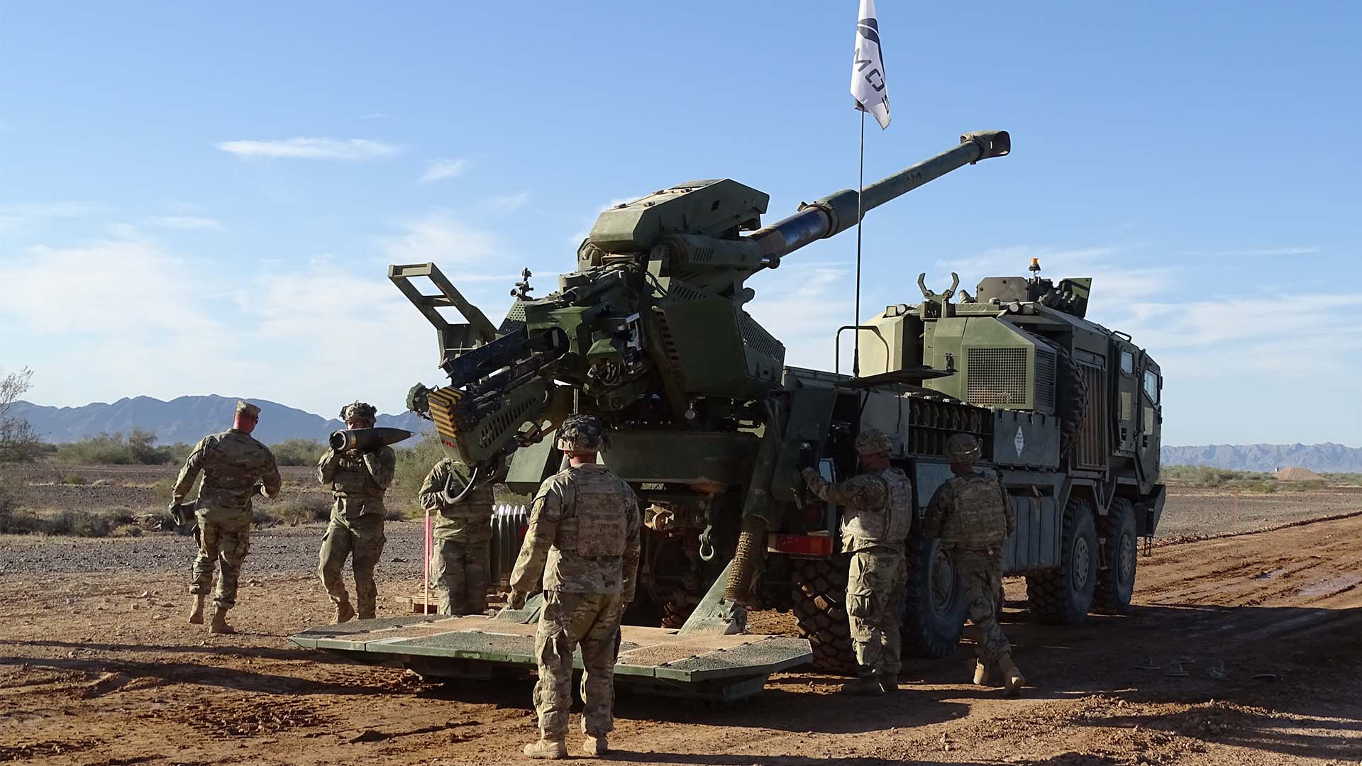 ATMOS - 155mm autonomous truck mounted howitzer system